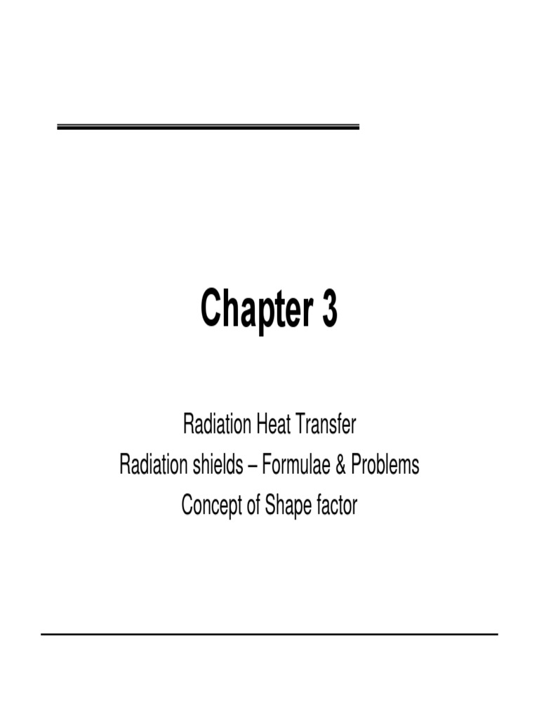 25radiation Shields - Formulae Problems | PDF | Heat Transfer | Heat