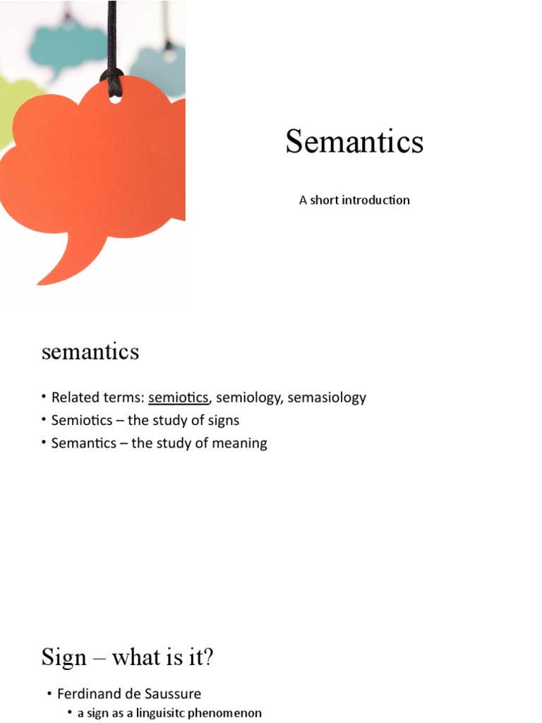 Semantics: A Short Introduction | Download Free PDF | Embodied Cognition | Conceptual Model