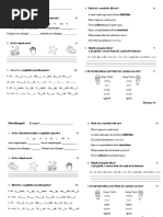 3.oszt - Nyelvtan - Főnevek Felmérő A | PDF