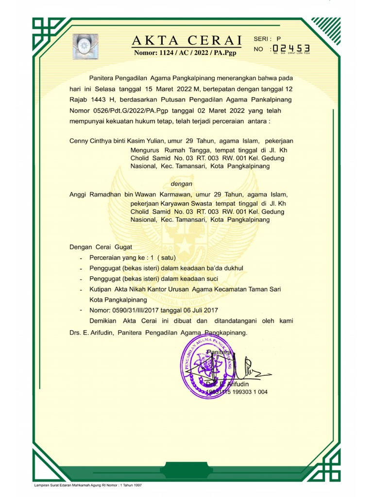 Akta | PDF