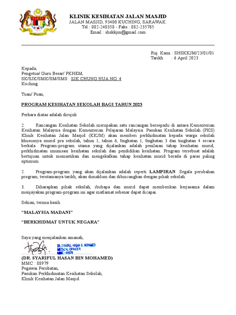 (SJK Chung Hua No 4) Programming KKJM 2023 | PDF