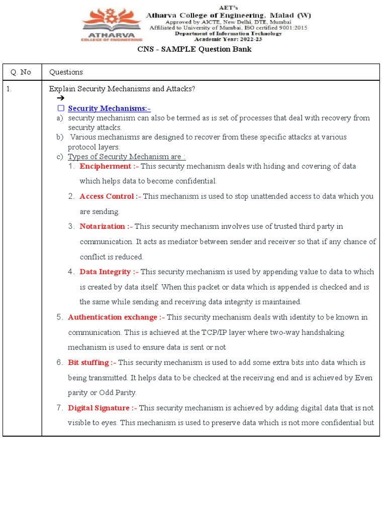 Security Mechanisms:-: Encipherment | PDF | Public Key Cryptography | Key (Cryptography)