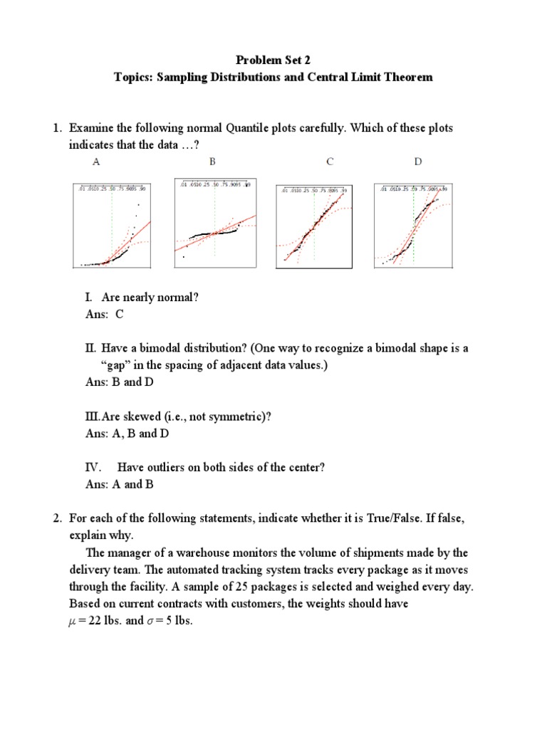 Sampling Distributions and the Central Limit Theorem: An Analysis of ...