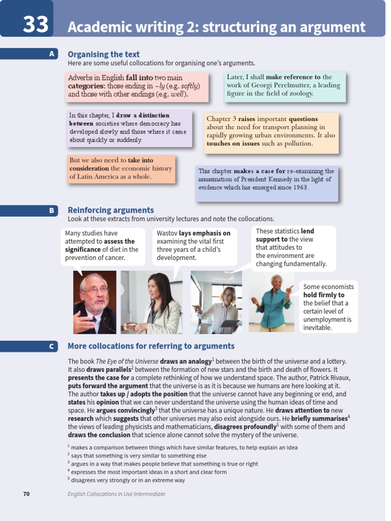 Academic Writing 2: Structuring An Argument: Organising The Text | PDF | Universe | Science