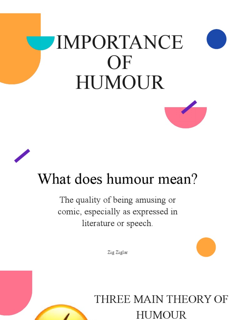 The Importance of Humor: A Comprehensive Look at Humor Theory, Benefits ...