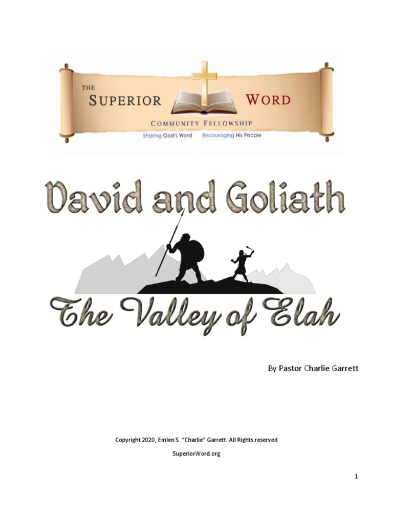 By Pastor Charlie Garrett | PDF | David | Saul