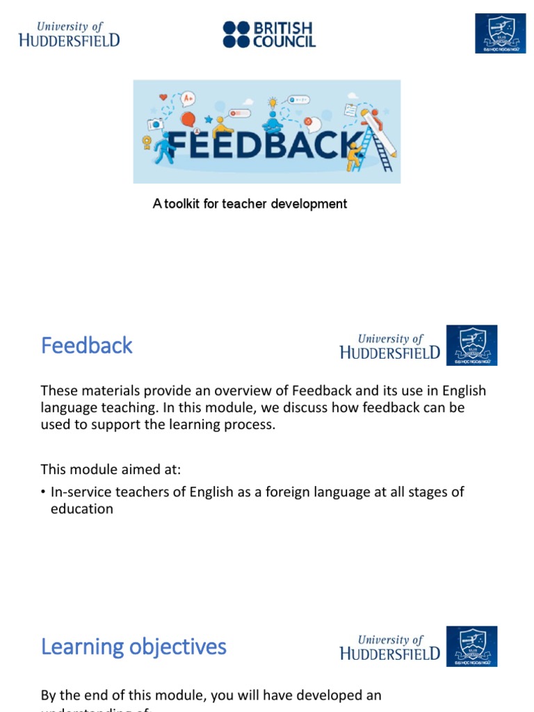 Toolkit 1 - Feedback | PDF | Learning | Teachers