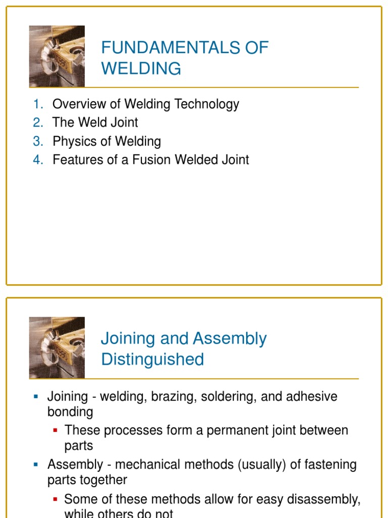 Fundamentals of Welding | PDF | Construction | Welding