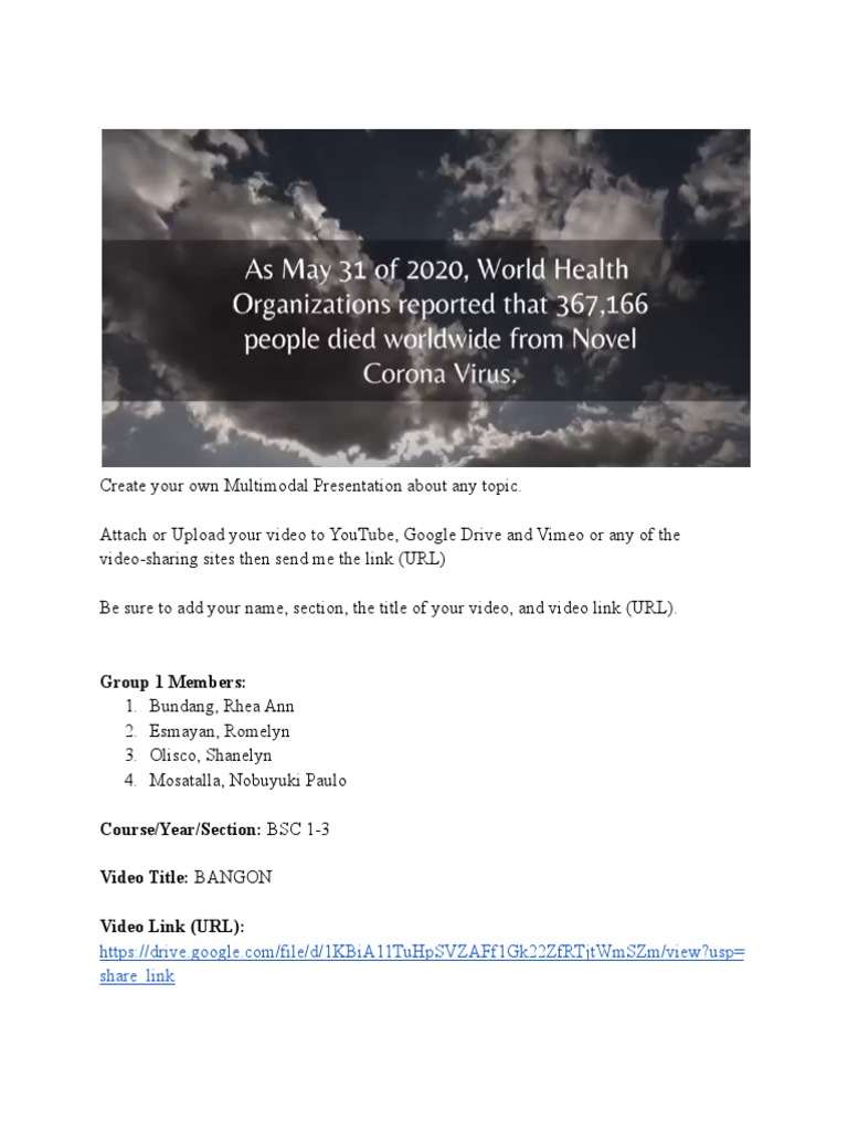 Multimodal Presentation | PDF