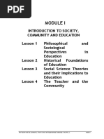 EDUC 60 The Teacher and The Community, School Culture, and ...