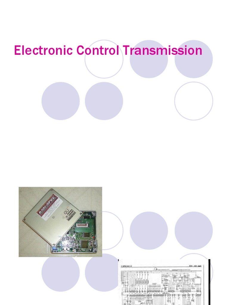 Control of ECT | Download Free PDF | Automatic Transmission ...