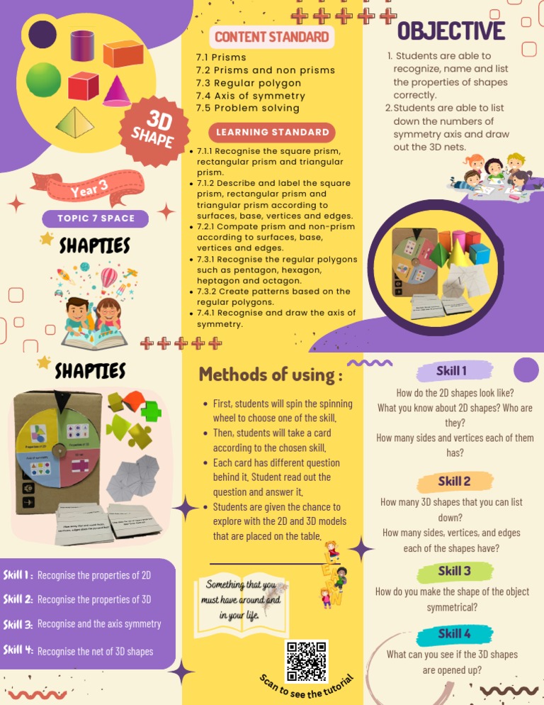 Shape: Objective | PDF | Symmetry | Triangle