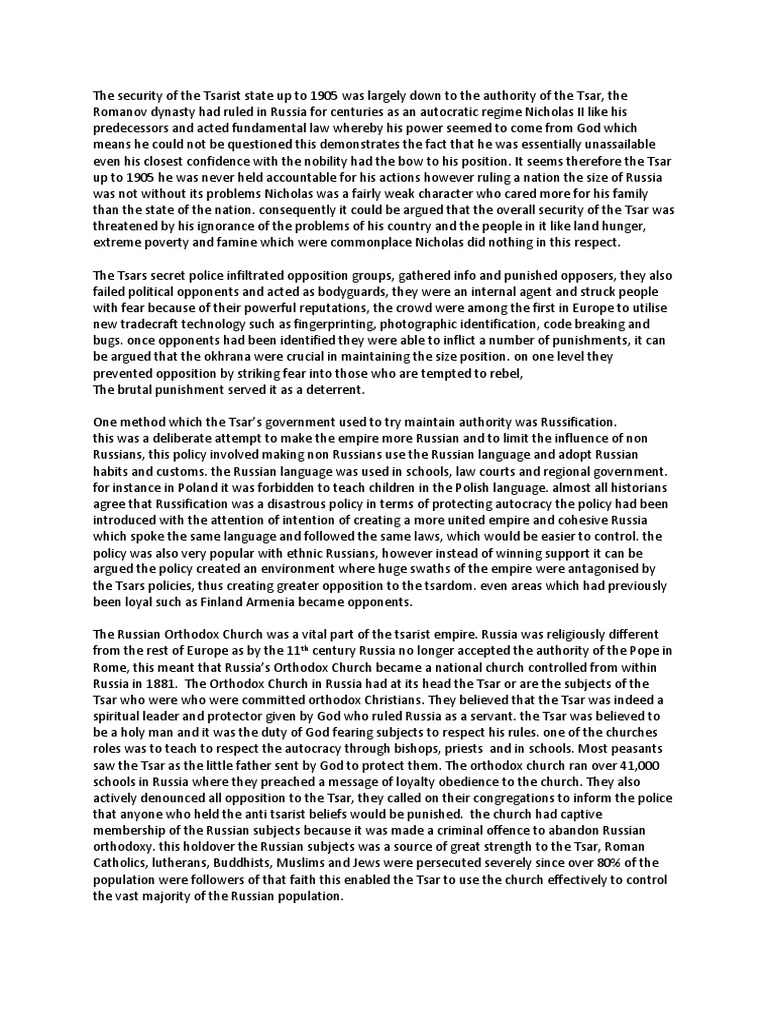 Document | PDF | Russian Empire | Nicholas Ii Of Russia