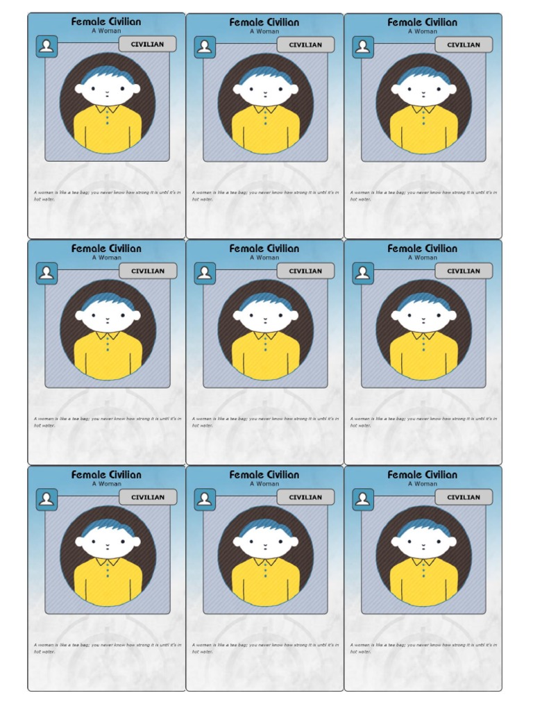 SCP Card Printable V4 | PDF