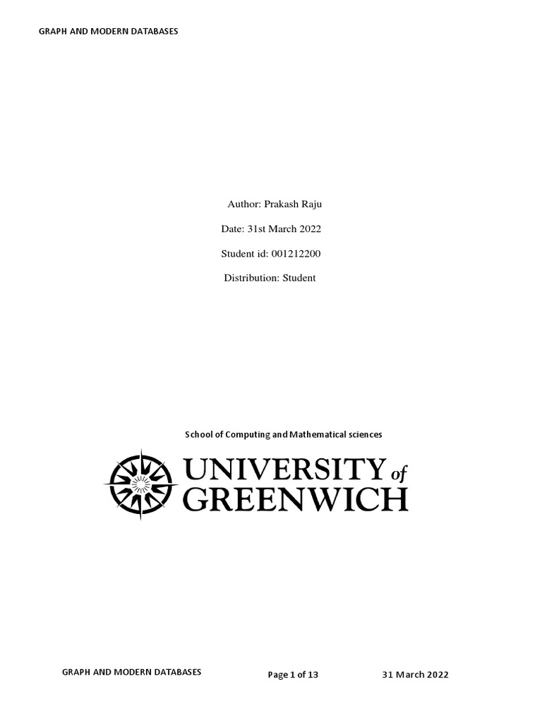 Comp 1835 Coursework | PDF | Databases | No Sql