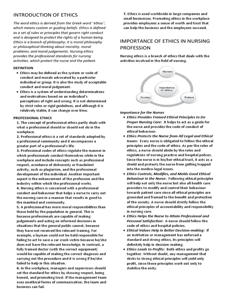 Bio Ethics | PDF | Nursing | Morality