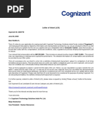 Cognizant Offer Letter | PDF | Salary | Wage