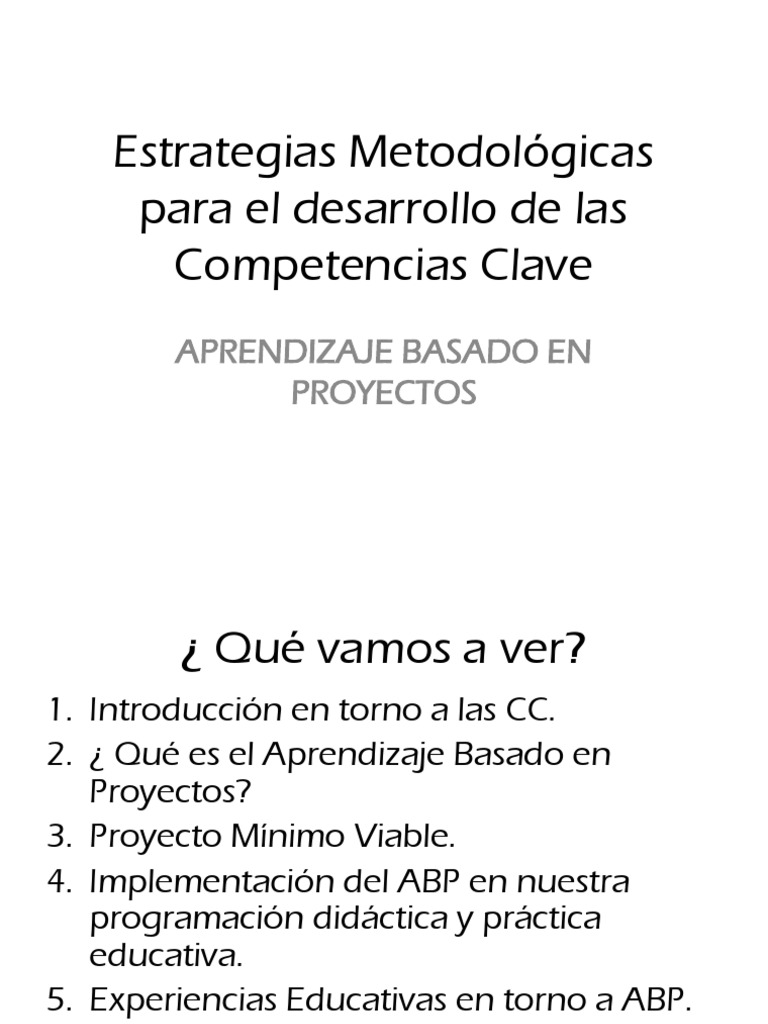 Presentacion Abp | PDF | Evaluación | Aprendizaje