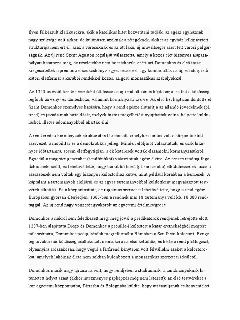 Domonkos | PDF