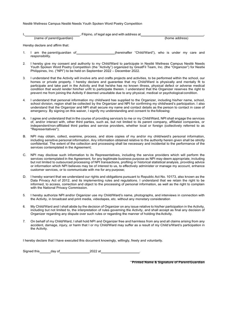 Nestlé Wellness Campus Nestlé Needs Youth Spoken Word Poetry ...