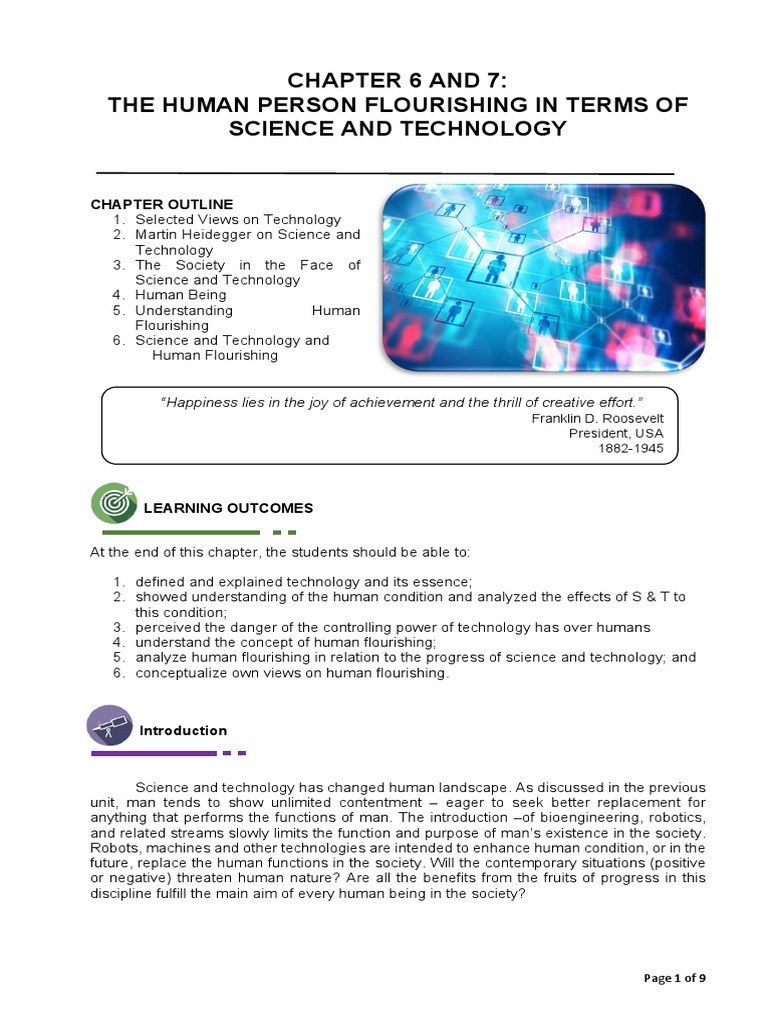 Gec 17 STS Chapter 6 & 7 | PDF | Happiness | Metaphysics