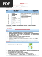 SESION DE APRENDIZAJE - Relieve Del Territorio | PDF | Andes | Perú