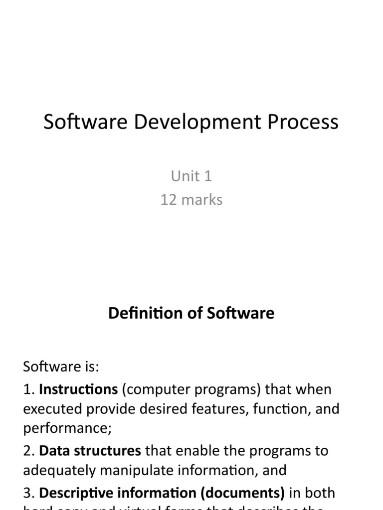 1.software Development Process | PDF | Software Development Process | Agile Software Development