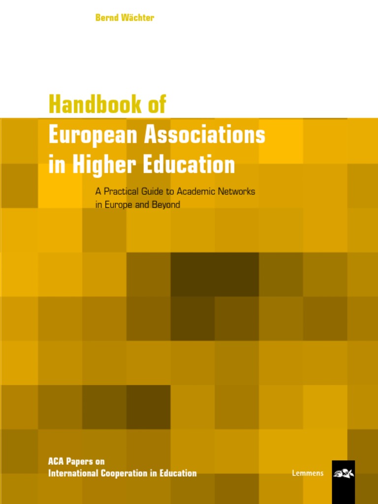 Handbook of European Associations in Higher Education | PDF | European ...