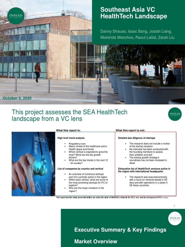 SEA VC Healthtech Landscape | PDF | Obesity | Health Care