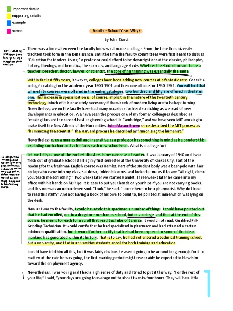 Another School Yearwhy | PDF