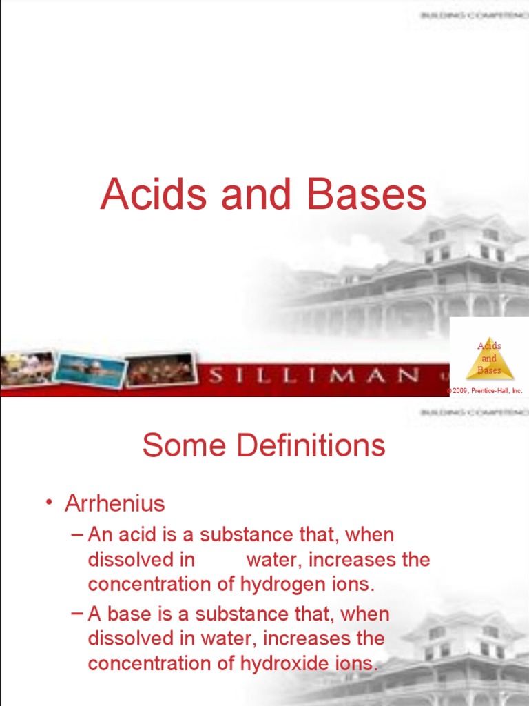 Acids Bases | PDF | Acid | Ph
