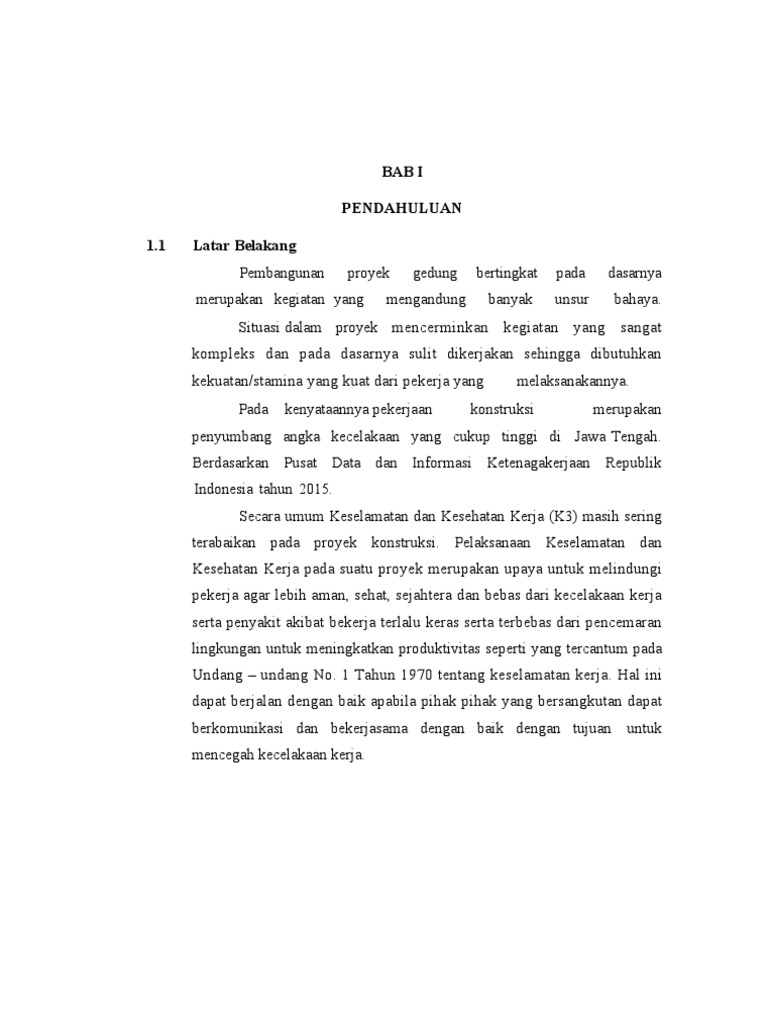 Skripsi K3 Didi R1 | PDF