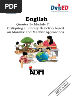 Q3 - Module 6 (Moralist Approach) | PDF | Literary Criticism ...