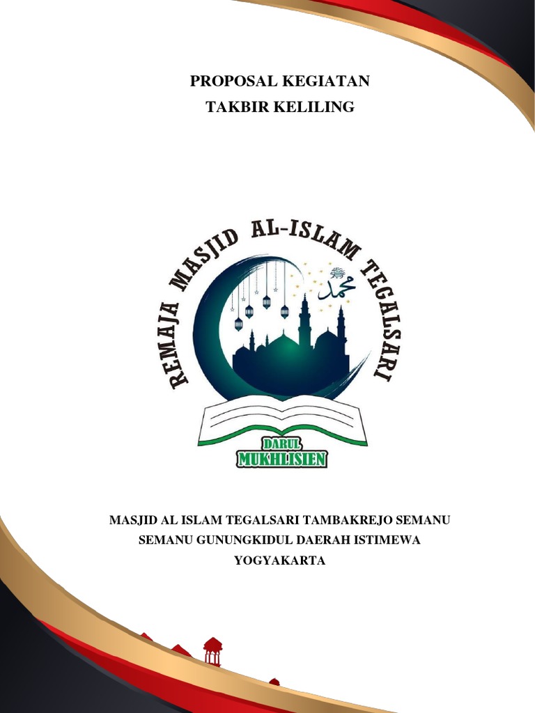 Proposal Takbir Keliling Idul Fitri 2023 | PDF | Ilmu Sosial | Agama ...