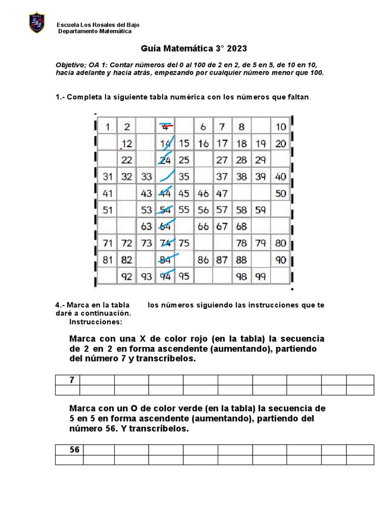 3° Calendario Matemática 8 Marzo | PDF | Métodos y materiales de enseñanza