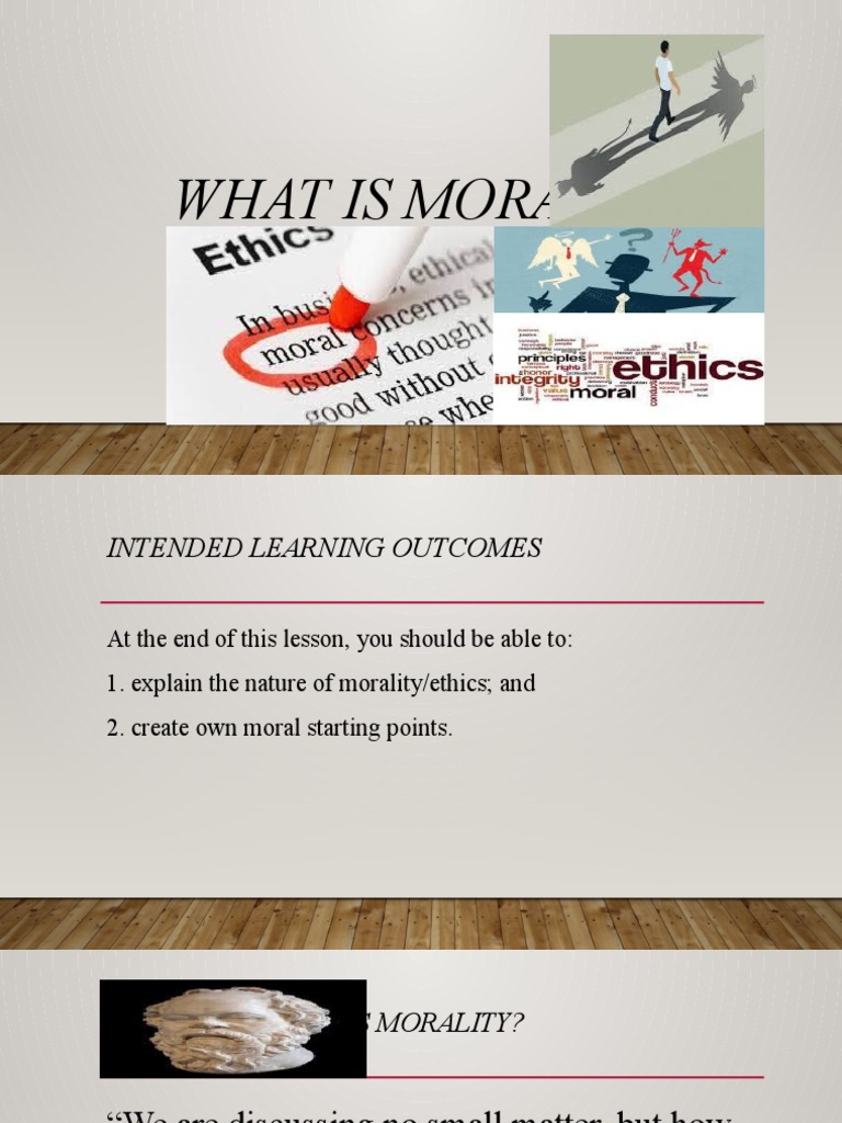 What Is Morality | PDF