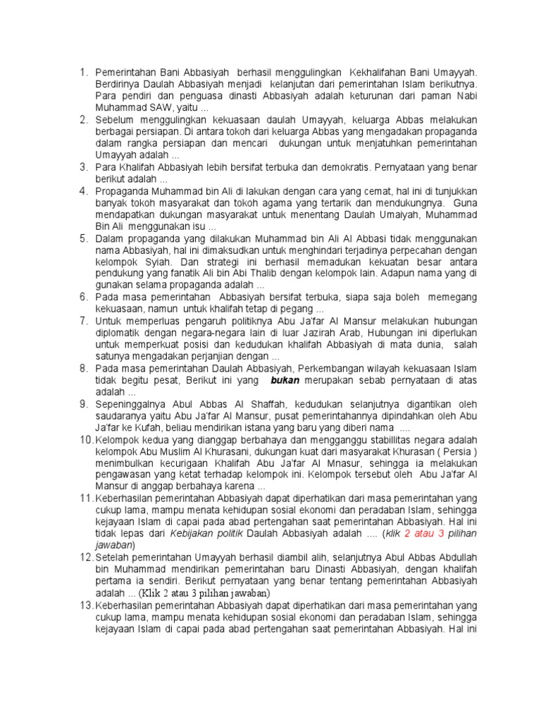 Latihan Soal Ski 8 | PDF | Agama & Spiritualitas