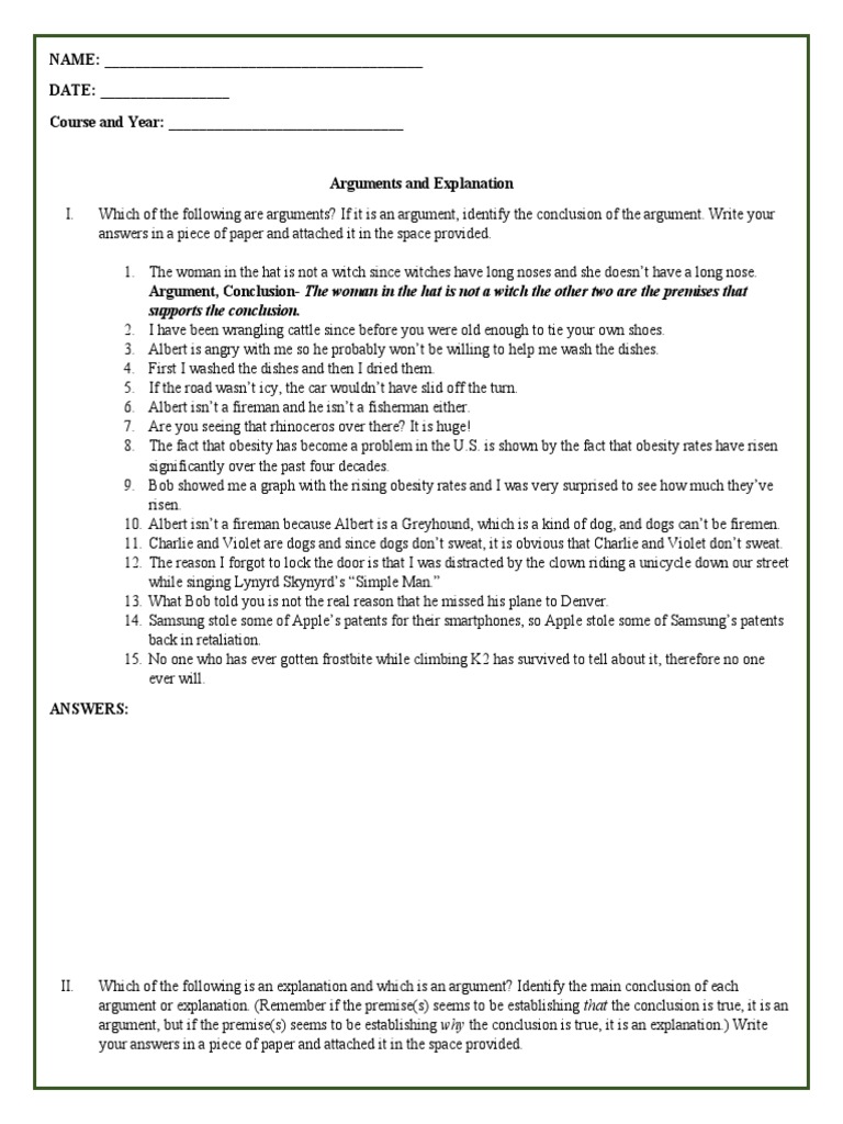 Activity 3 - Midterms | PDF | Argument