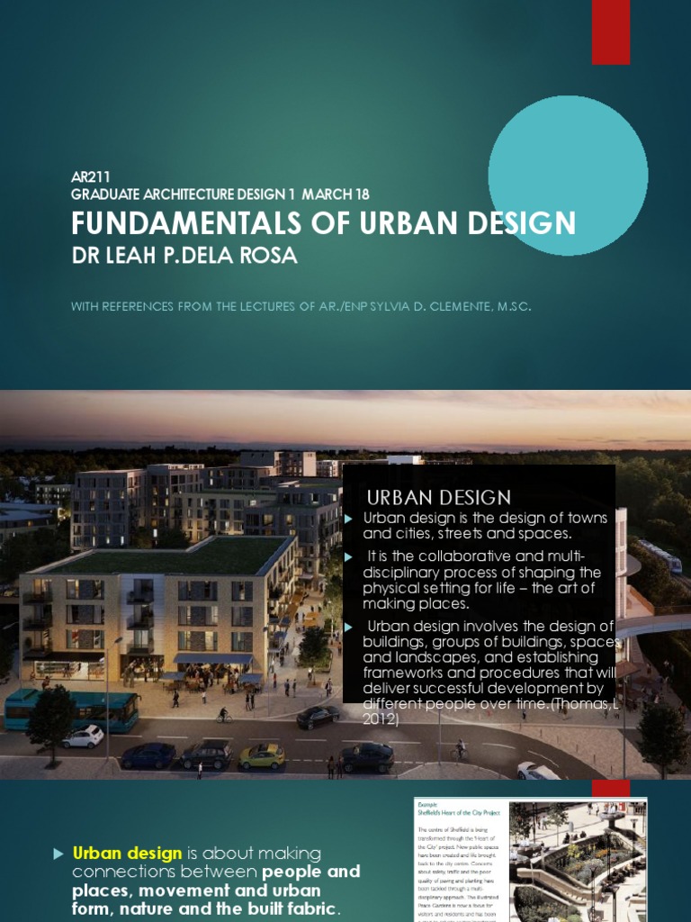 FUNDAMENTALS OF URBAN DESIGN Part1 | PDF | Urban Design | Community
