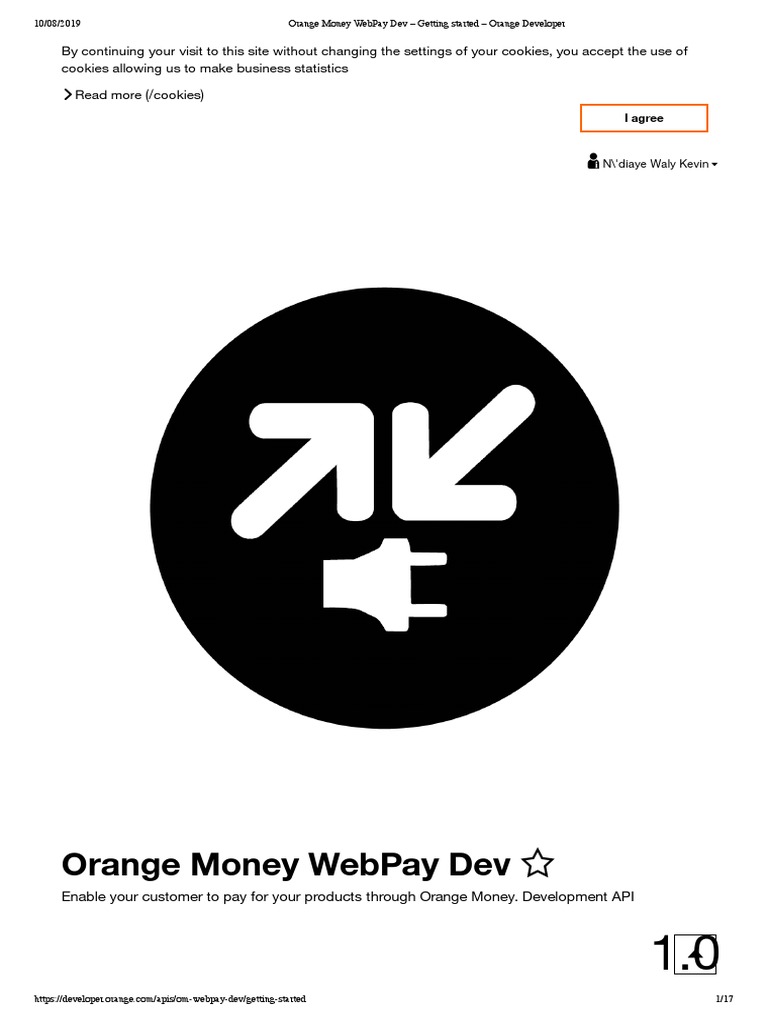 Orange Money WebPay Dev Getting Started Orange Developer | PDF | World Wide Web | Internet & Web