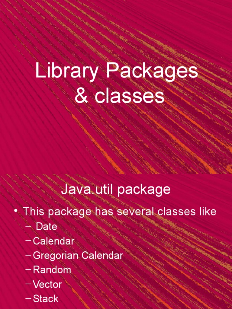 Libpack & Class | Download Free PDF | Constructor (Object Oriented Programming) | Programming