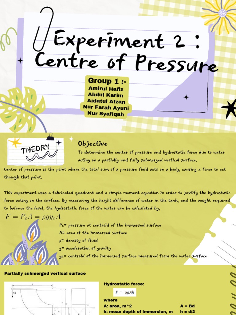 Group 1 Lab Proposal Experiment 2 | PDF | Pressure | Weight