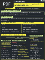 Precalculus Unit 1 Cheat Sheet: Parent Functions | PDF | Function ...