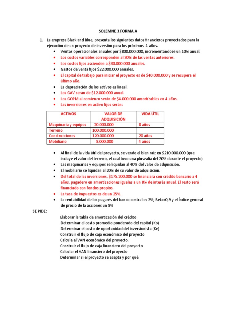 Solemne 3 Forma A | PDF | Compartir (Finanzas) | Economía Financiera