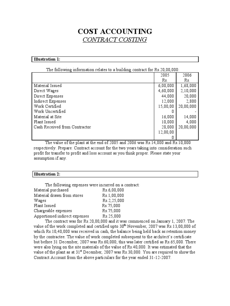 Cost Accounting | PDF | Expense | Cost