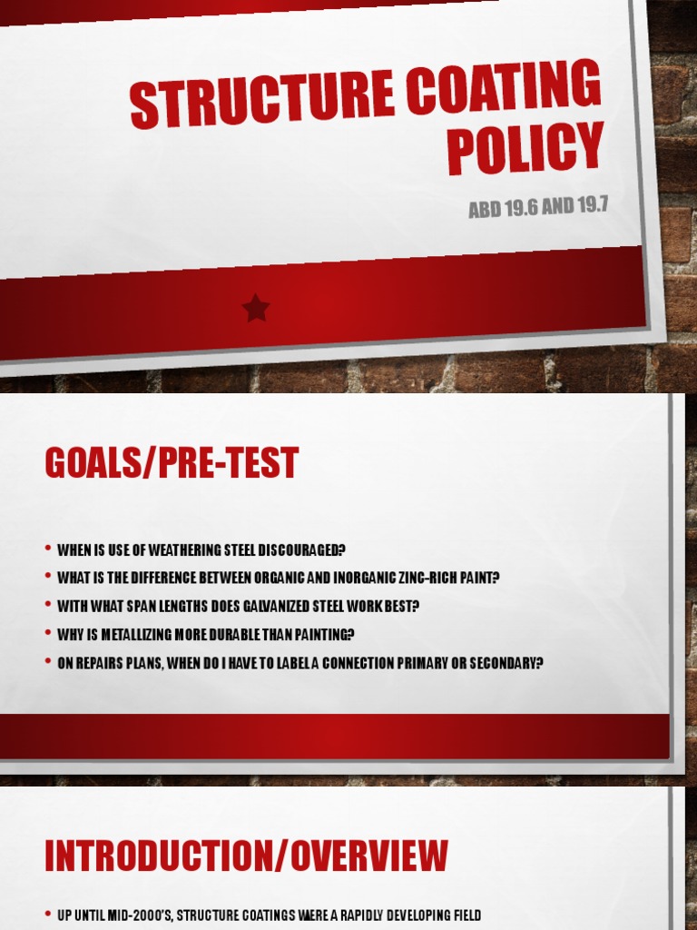 IDOT 2020 Bridge Design Updates - Structure Coating Policy | PDF ...