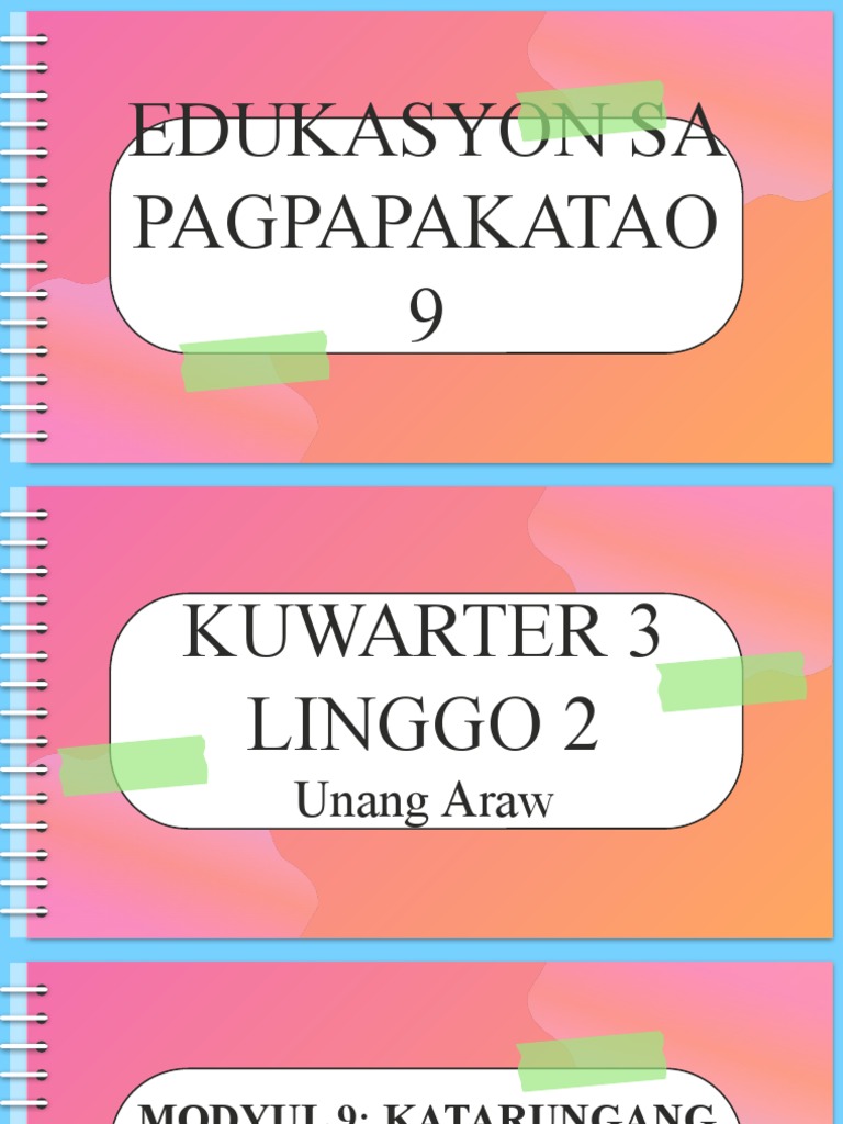 Esp Q3 W1D4 PPT | PDF