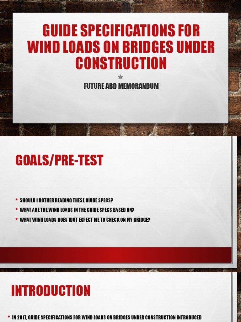 IDOT 2020 Bridge Design Updates - Guide Specifications For Wind Loads ...