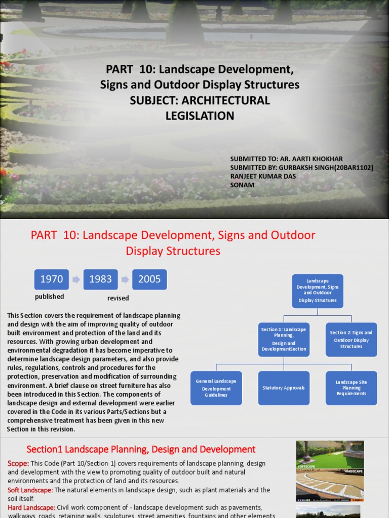PART 10: Landscape Norms in NBC | PDF | Landscape | Ecological Resilience