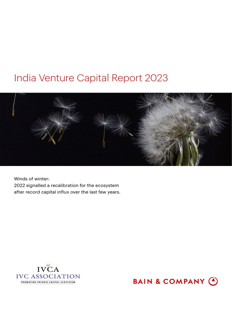 Bain Digest India Venture Capital Report 2023 | PDF | Venture Capital | Corporate Finance